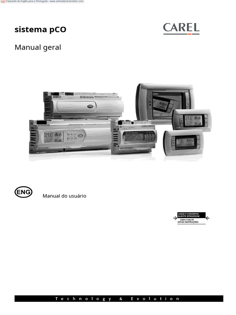 Manual Carel Controles - En.pt | PDF