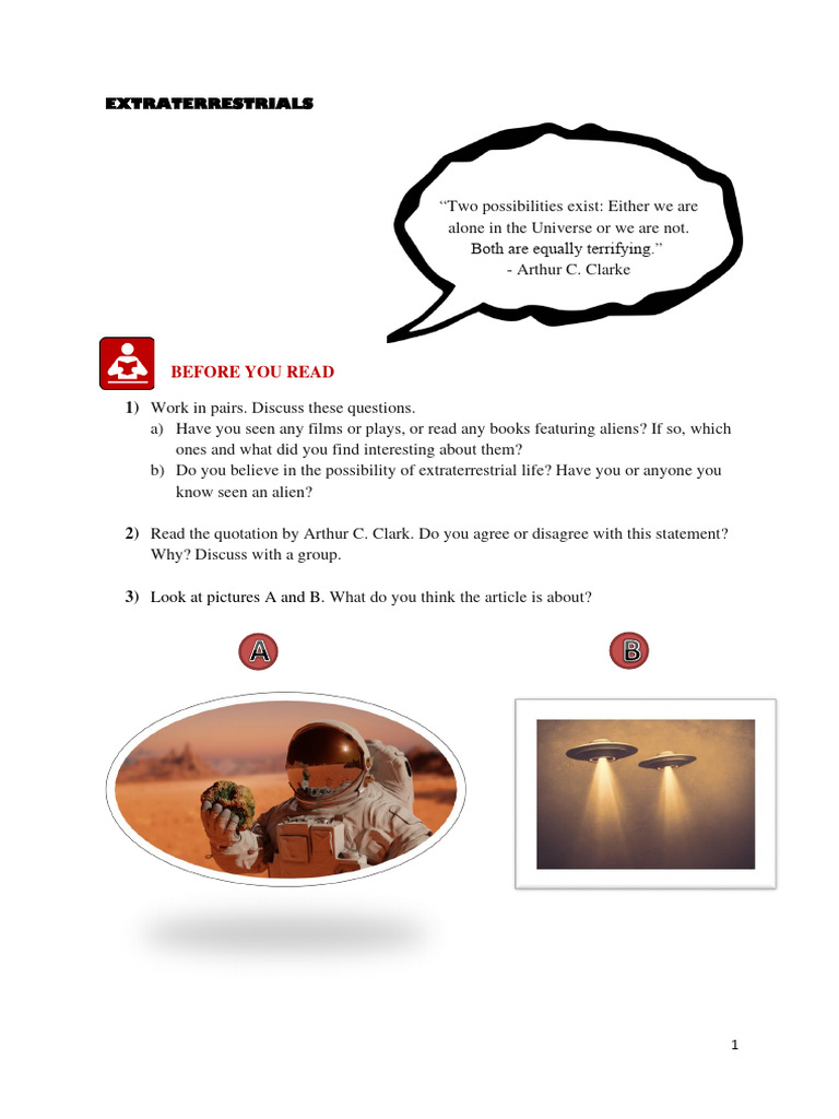 Before You Read: 1) Work in Pairs. Discuss These Questions | PDF ...