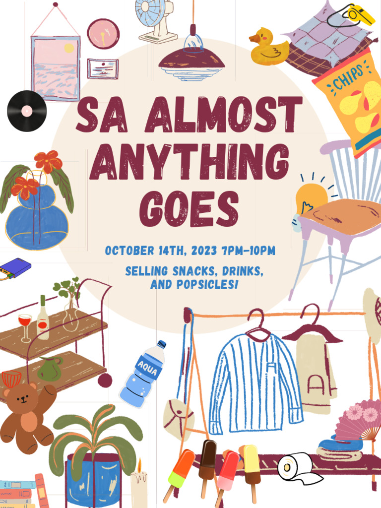 Sa Almost Anything Goes 2023 Poster | PDF