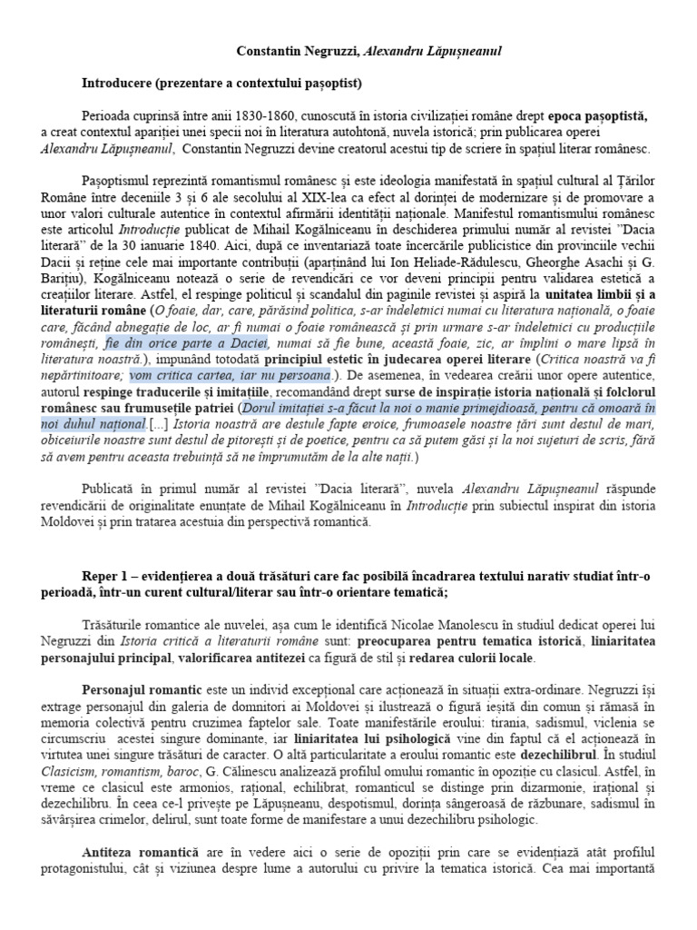 Constantin Negruzzi | PDF