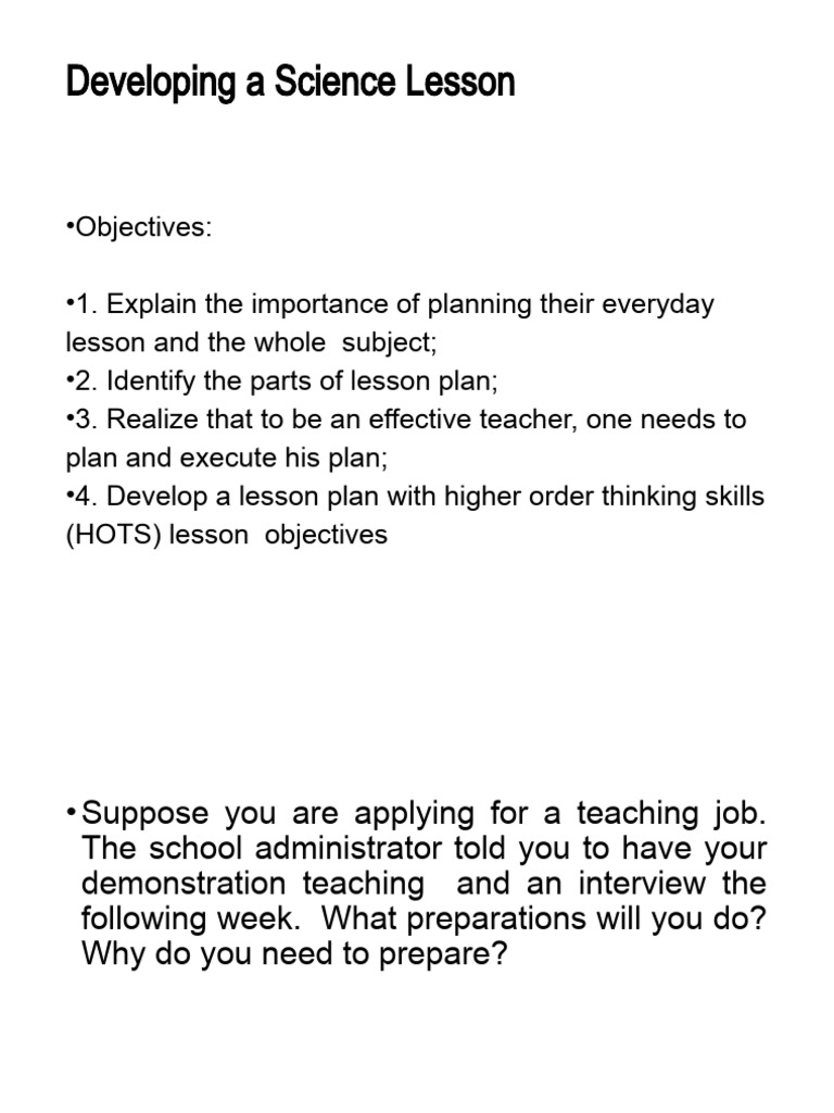 Lesson Planning | PDF | Lesson Plan | Teachers