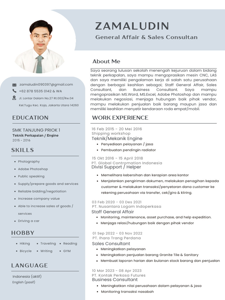 CV Zamal Sep 2023 | PDF