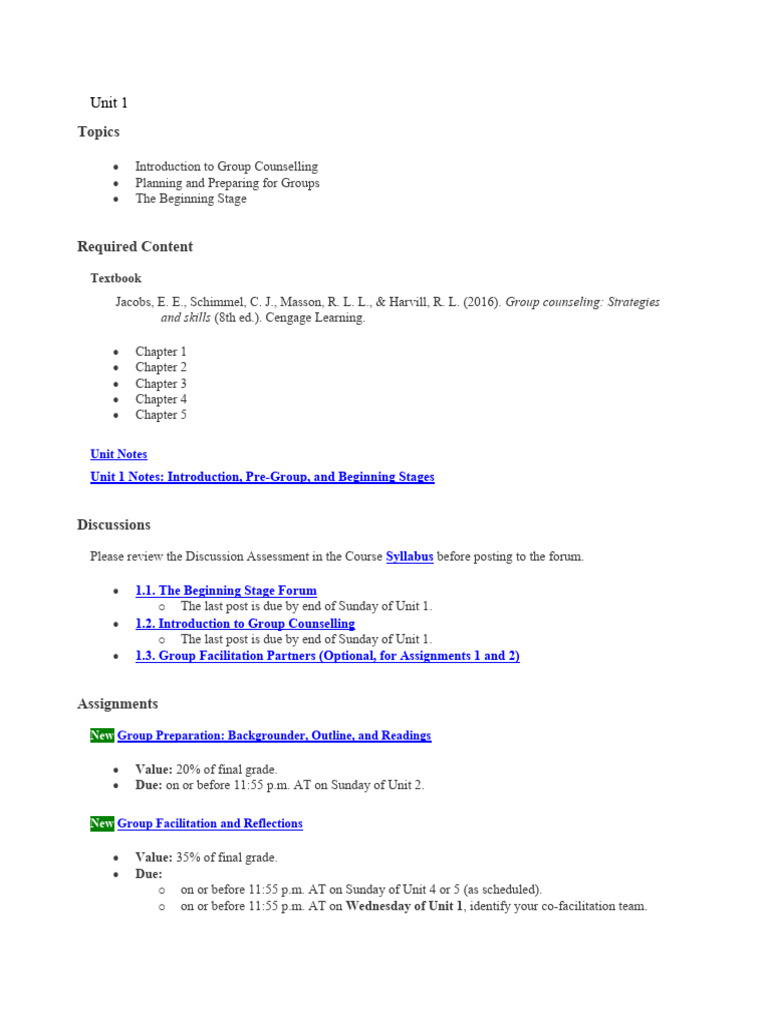 PSYC 6223 - Week 1 - Overview - Readings - Notes - DQs | PDF | Internet ...