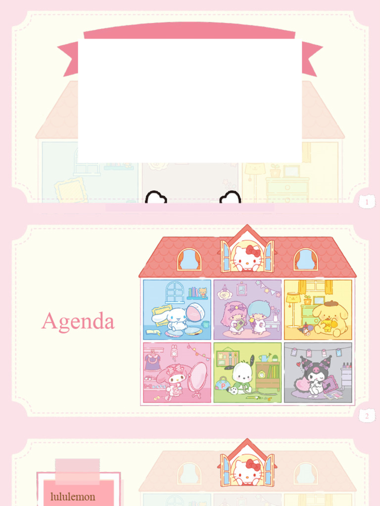 Sanrio Presentation Template by @dstoryco | PDF