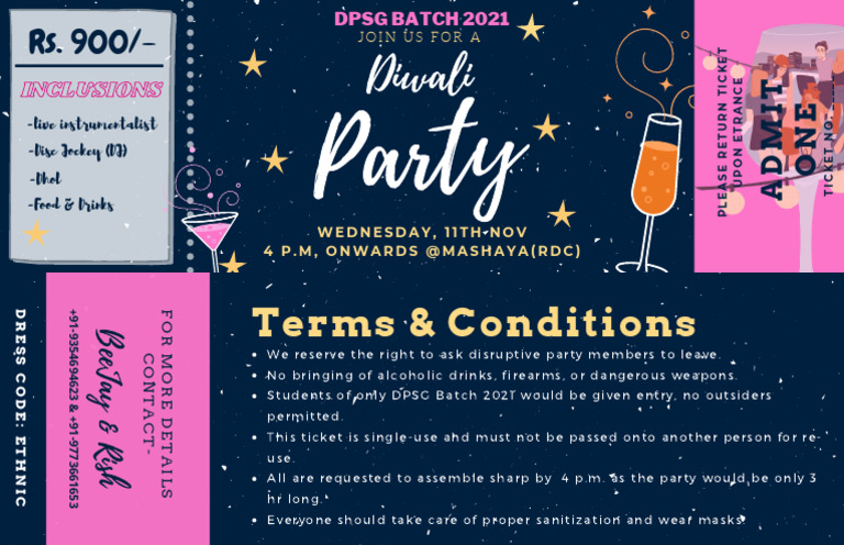 DPSG Diwali Pass | PDF