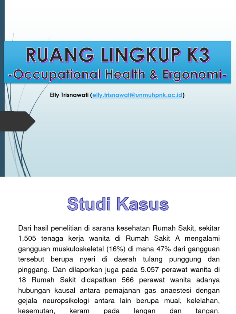 Ruang Lingkup k3 | PDF