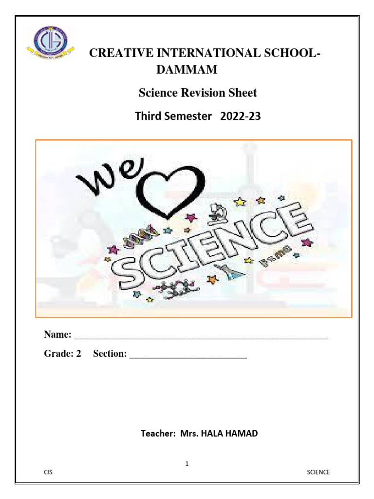 Final Revision Third Sem 2 | PDF | Habitat | Desert