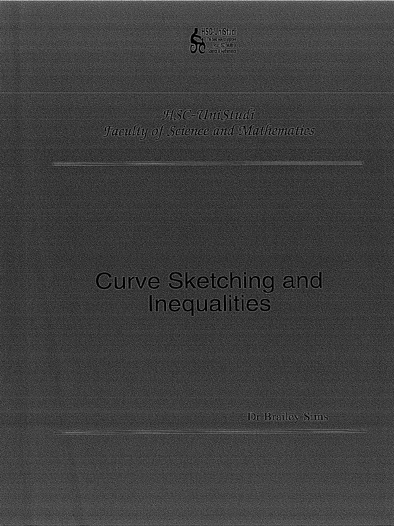 Curve Sketching and Inequalities | PDF