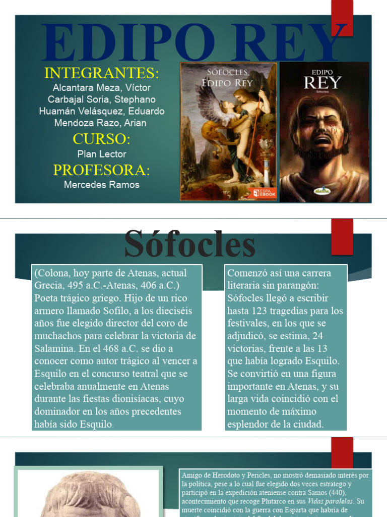 Análisis de "Edipo Rey" de Sófocles | PDF