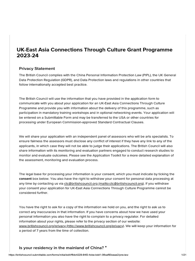 Proposal 2023 CTC CTC - Application - Form - 2023 - PDF | PDF