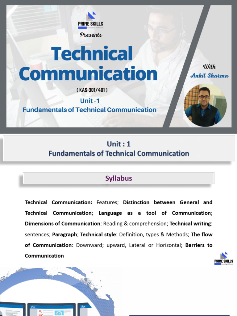 Unit 1 Complete Notes | PDF | Communication | Technical Communication