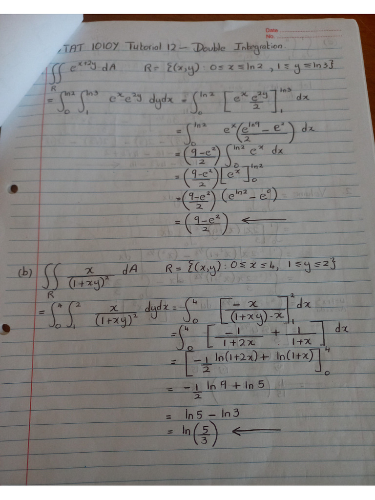 Double Integration | PDF