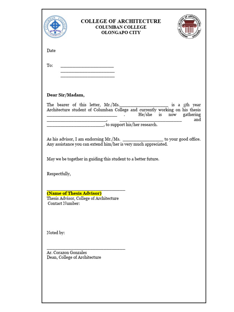 Letter of Request - Gathering Data | PDF