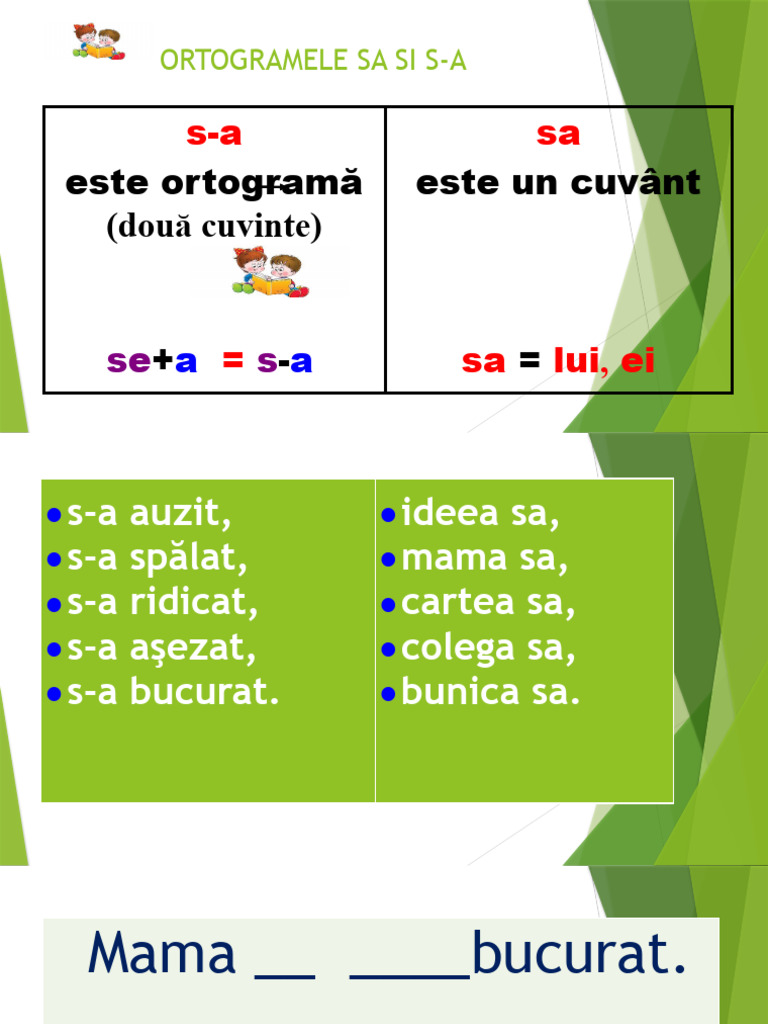 Ortogramele Sa Si Sa PPT A Mea | PDF