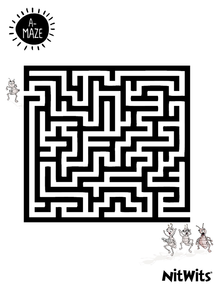 Nitwits Head Lice A Maze | PDF