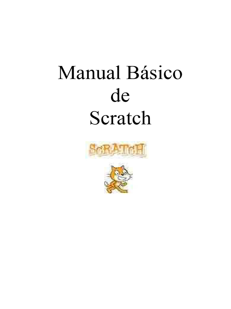 Manual de Scratch | PDF | Scratch (lenguaje de programación) | Red mundial