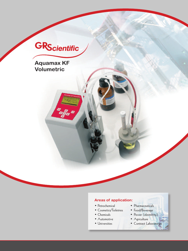 Aquamax KF Volumetric Brochure | PDF