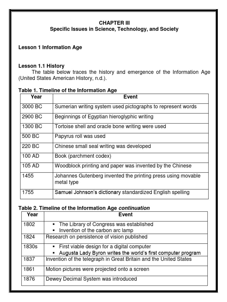 Science and Technology (1st Year) | PDF