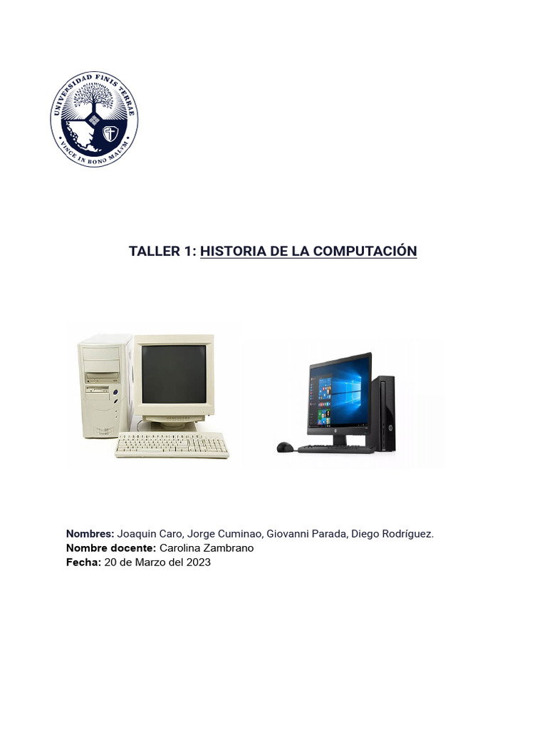 Historia de La Computación | PDF