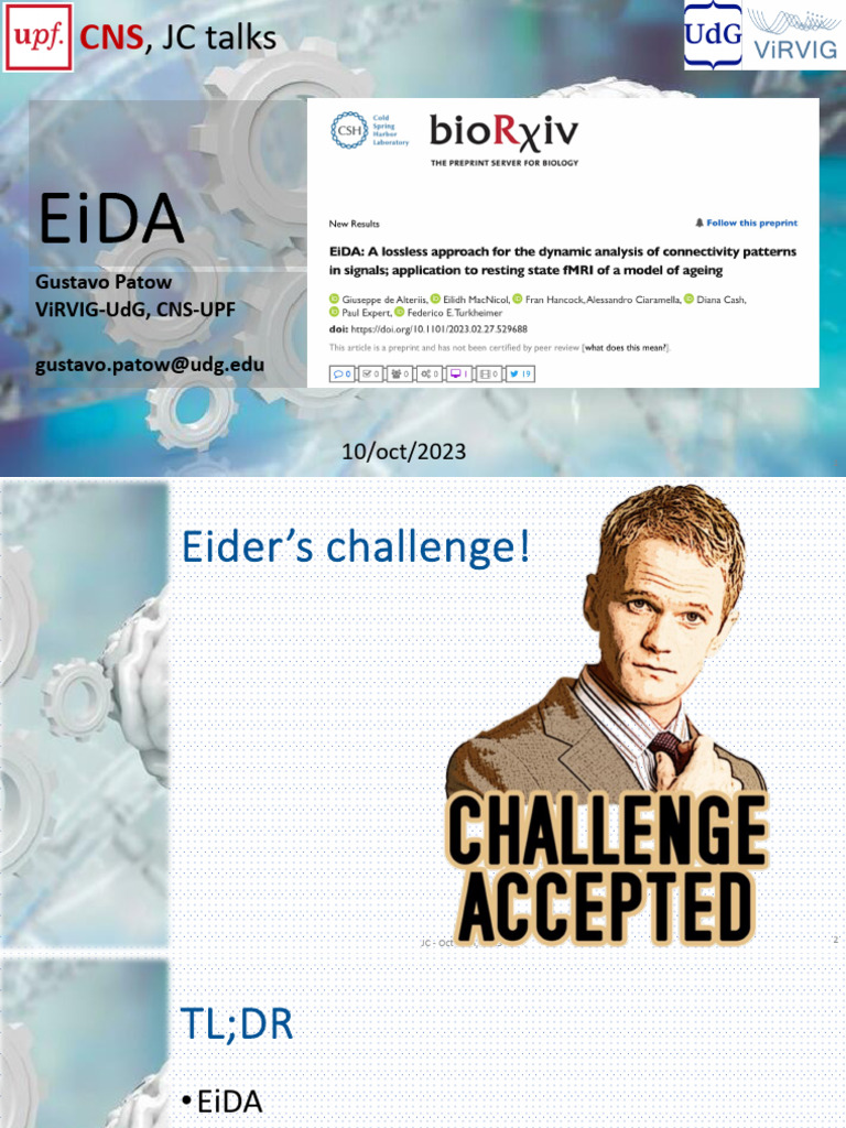 Presentation EiDA | Download Free PDF | Eigenvalues And Eigenvectors | Cluster Analysis