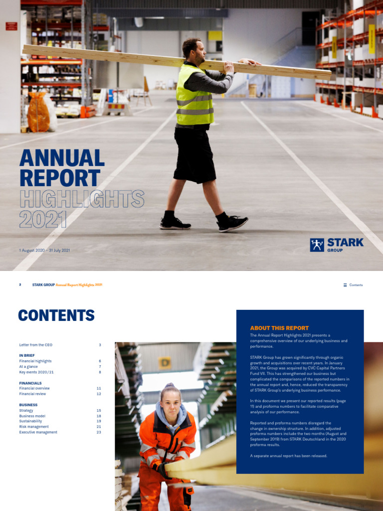 Annual Report Highlights 2021 Pdf Income Statement Gross Margin