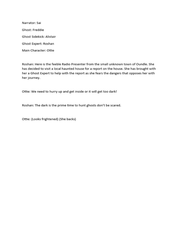 Drama Radio Play (Script) | PDF