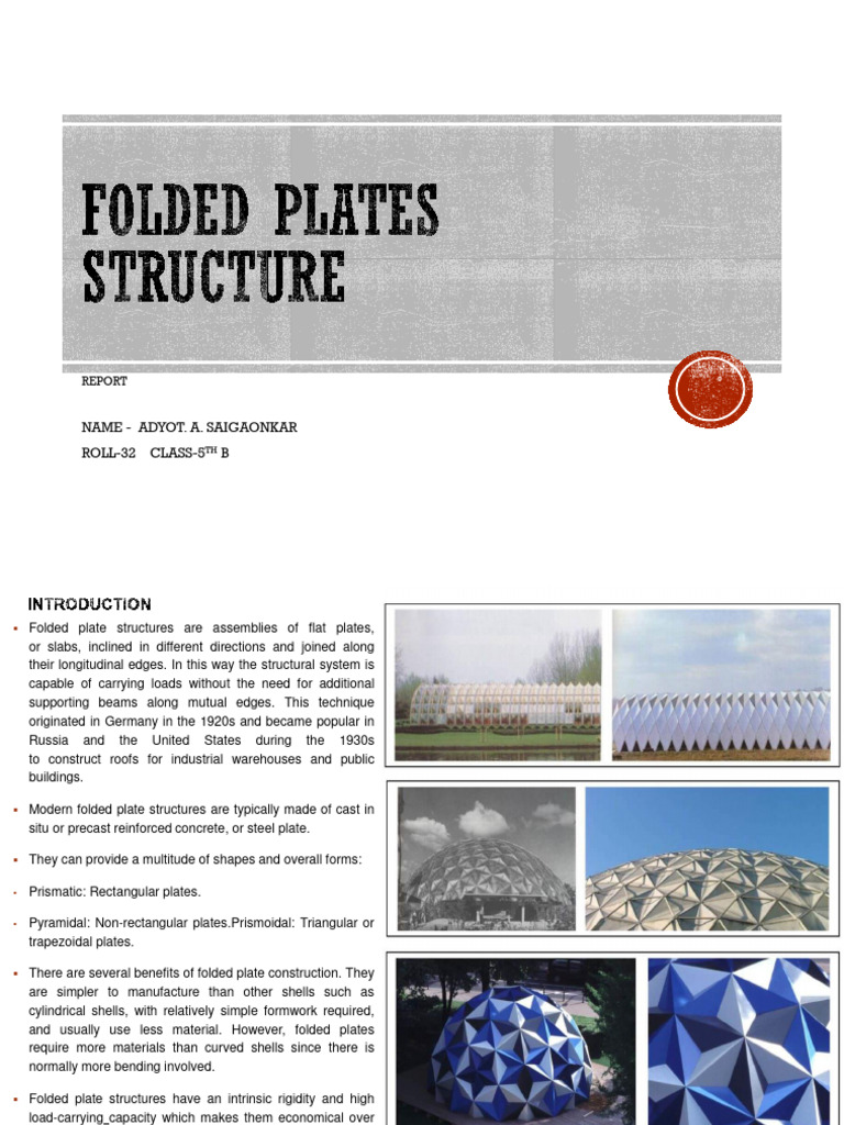 Folded Plates | PDF