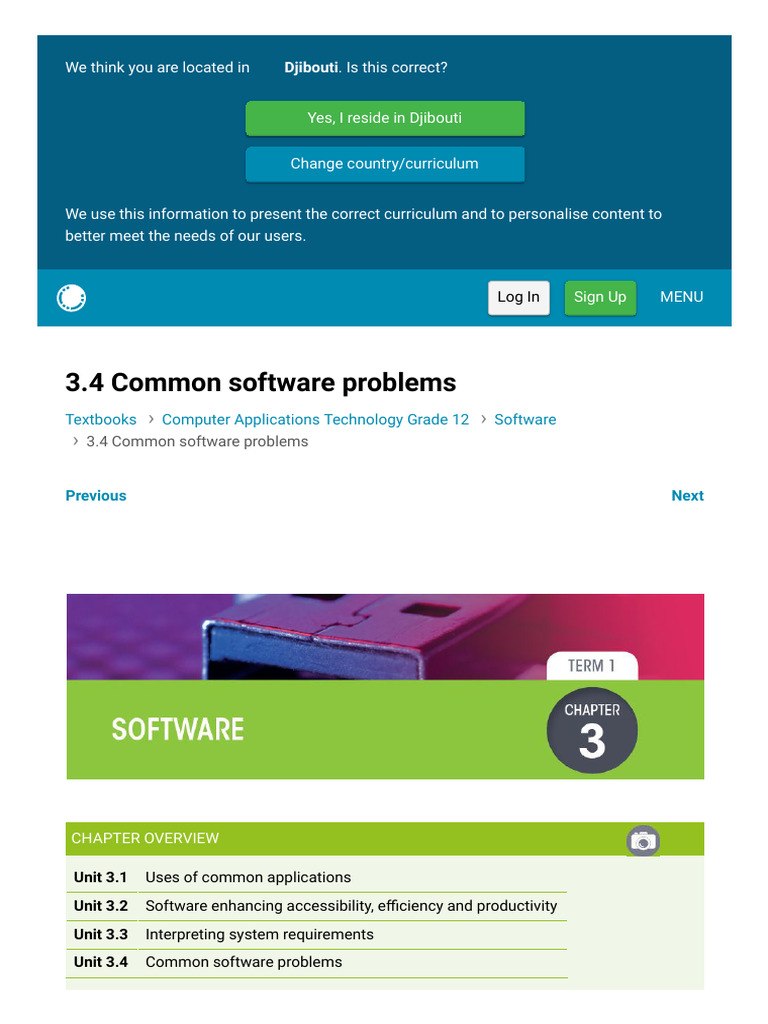 3.4_Common_software_problems__Software__Siyavula_1633610794840 | PDF ...