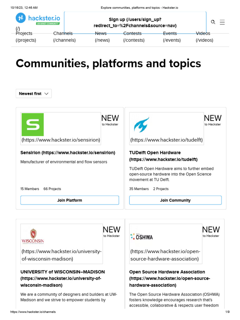 Explore Communities, Platforms and Topics - Hackster - Io | PDF | Open Source | Privacy