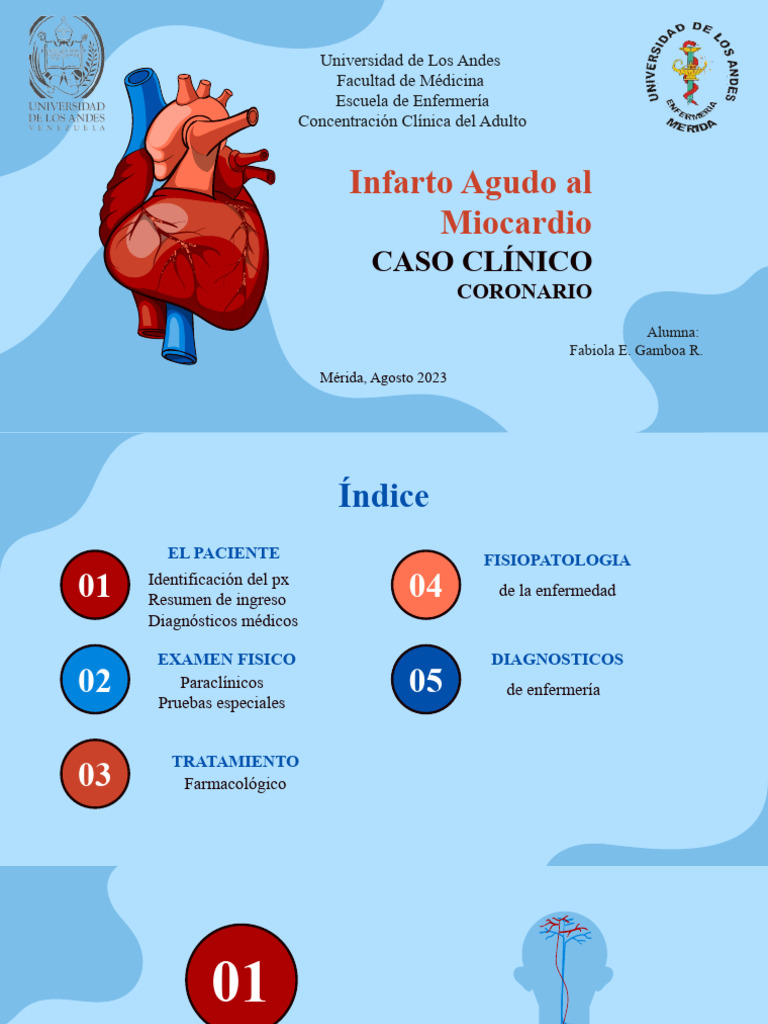 Caso Clinico. IAM | PDF | Enfermedades y trastornos | Ciencias de la Salud