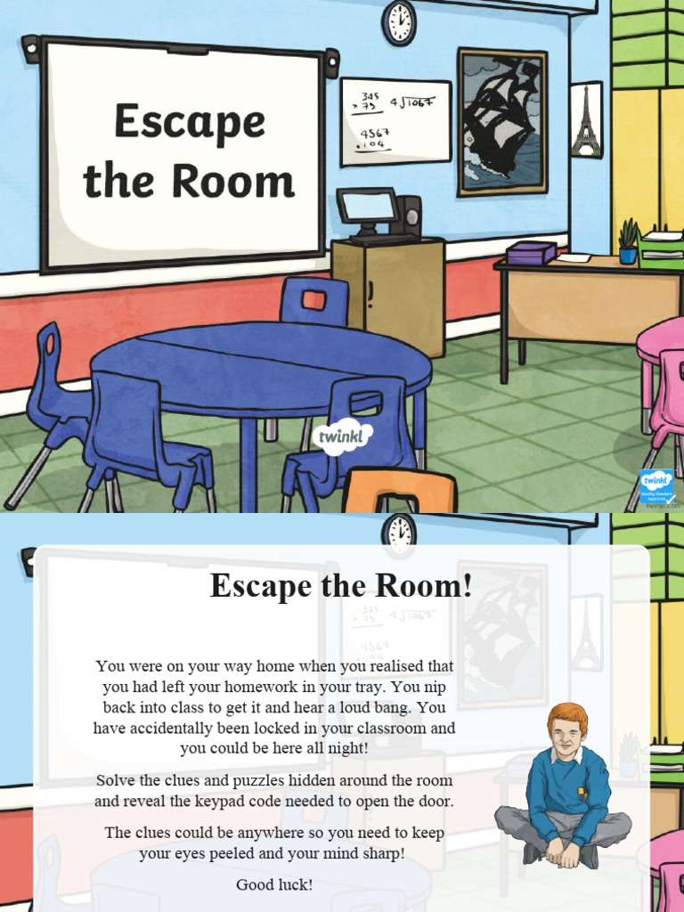 Escape The Room | PDF | Adverb | Grammar