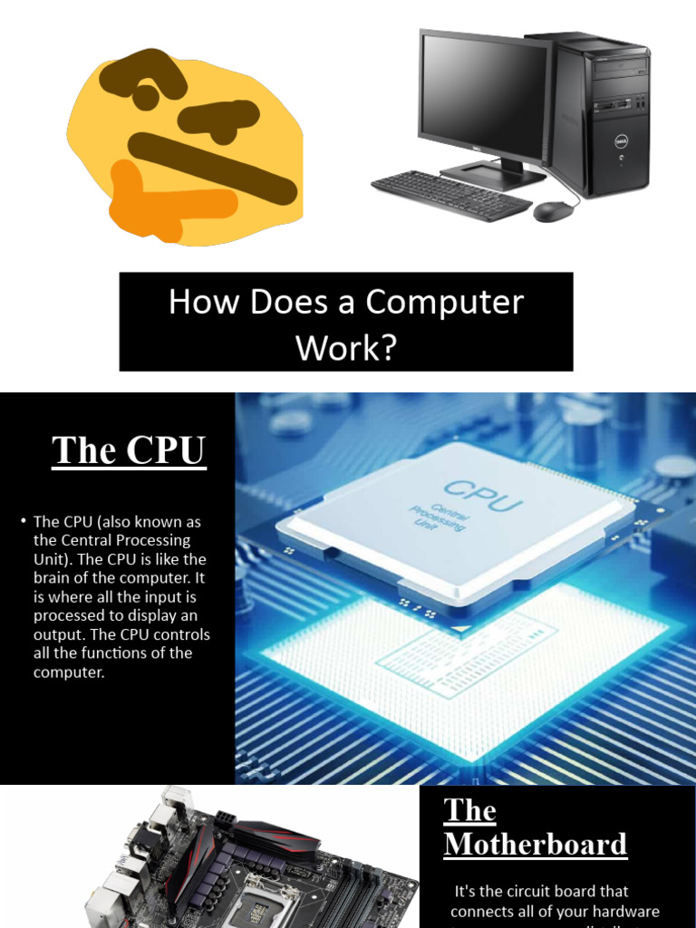 How Does A Computer Work | PDF | Computers | Technology & Engineering