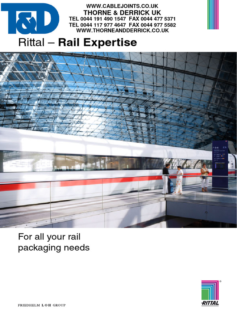 Rittal Electrical Enclosures For Rail & Tunnel | PDF