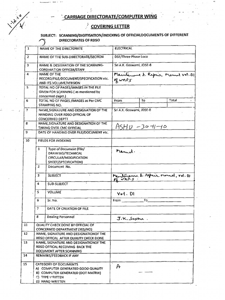 Vol-D-1 Maintenance & Repair Manual of Wap5 With Transmission View Gear ... Vol-D-1 Maintenance & Repair Manual of Wap5 With Transmission View Gear ...