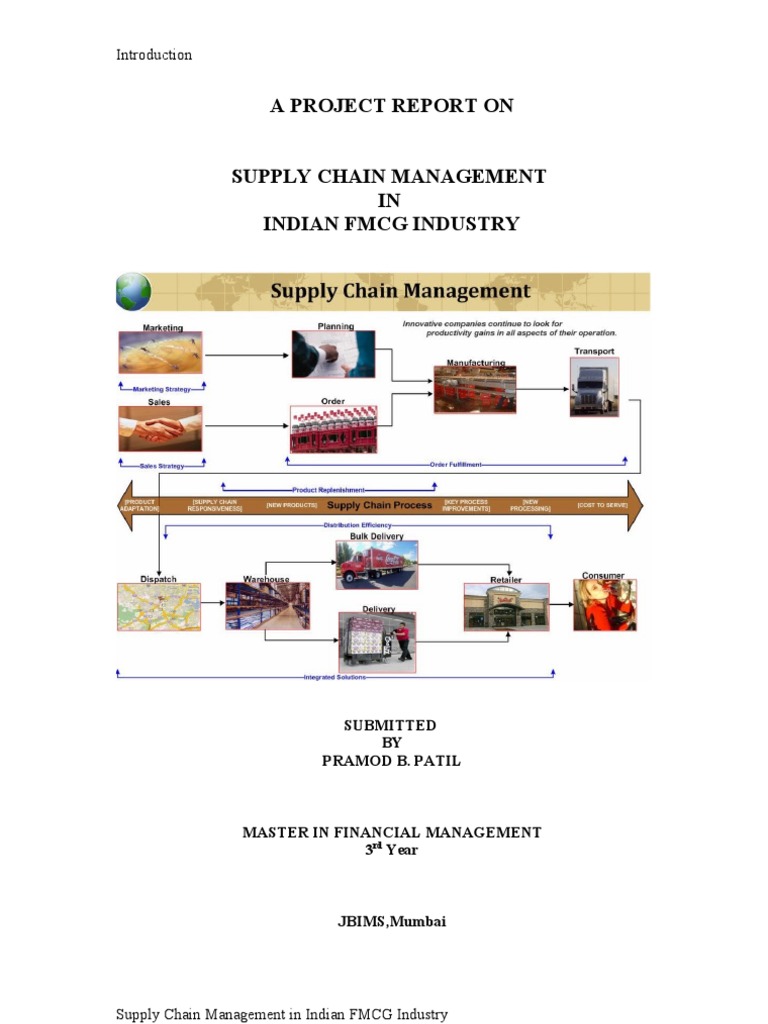 SCM in FMCG Sector Pramod Patil For Review | PDF | Supply Chain ...