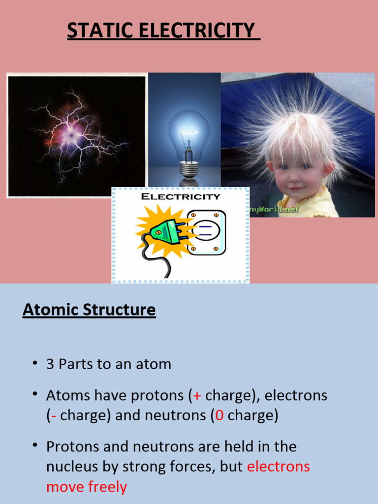 Intro To Static Electricity 2023 | PDF | Electric Charge | Electrostatics