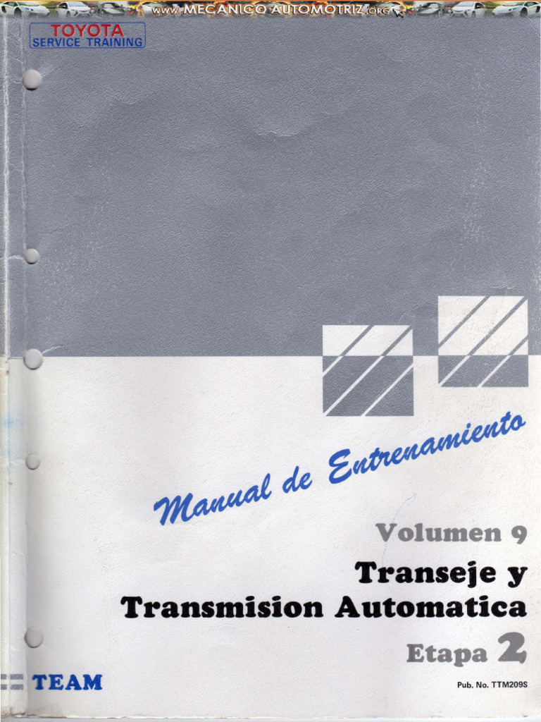 Transmision Automaticatoyotatranseje 160622040824 | PDF