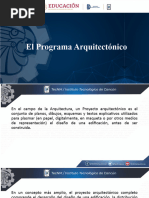 Programa Arquitectónico y Estudio de Areas | PDF
