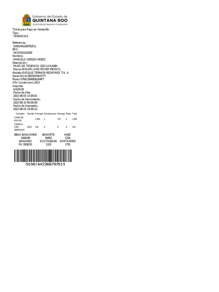 Impresión en Formato de Ticket | PDF