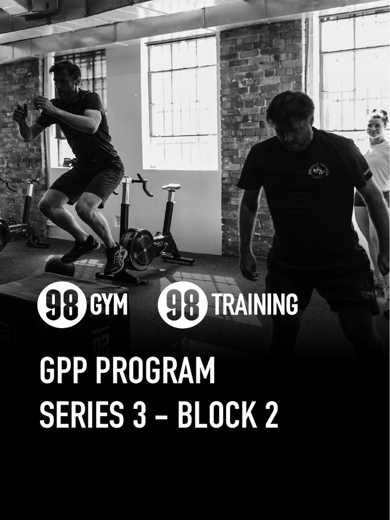 98 Training GPP Series 3 Block 2 | PDF | Kettlebell | Management Of Obesity