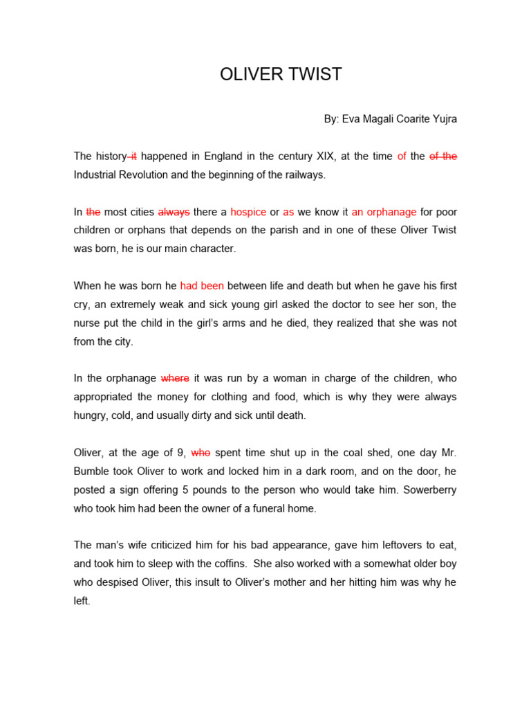 Oliver Twist-1 | PDF | Nancy (Oliver Twist) | Oliver Twist