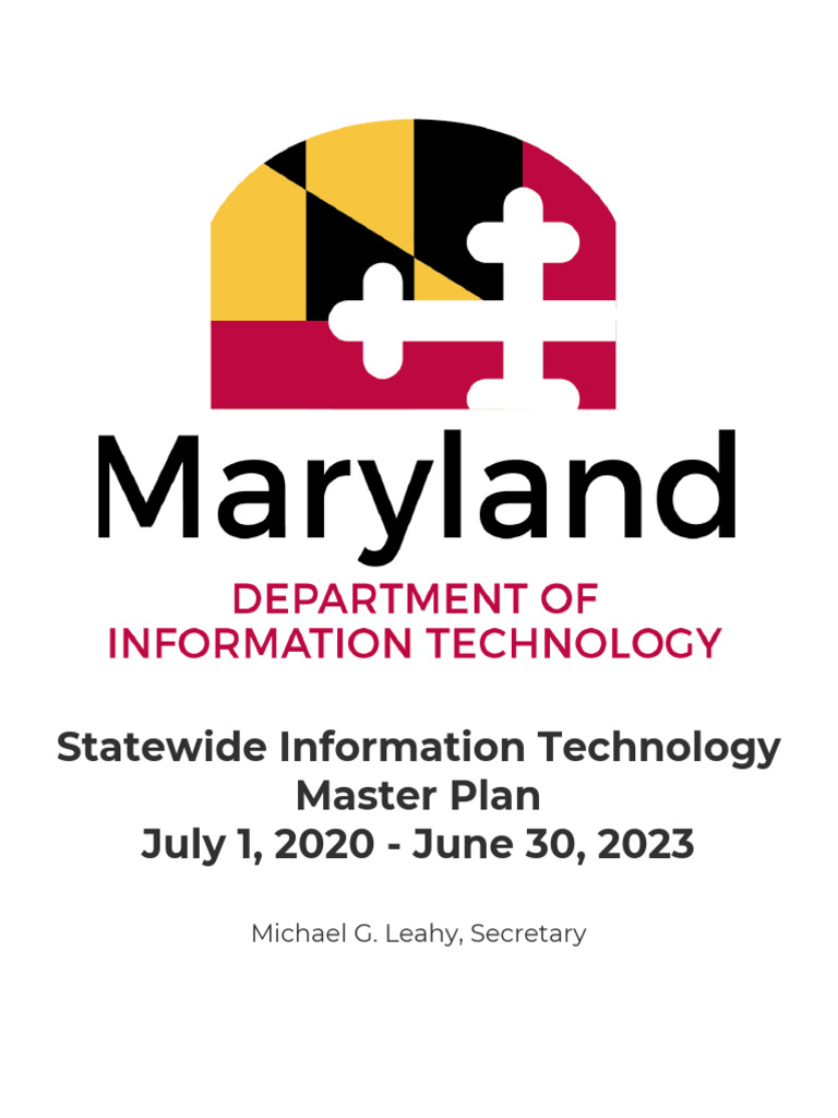 Information Technology Master Plan 2020 2023 | PDF