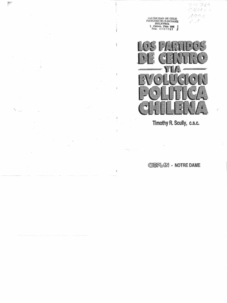 Scully, T. (1992) - La Redistribución Del Panorama Político. Irrupción ... Scully, T. (1992) - La Redistribución Del Panorama Político. Irrupción ...