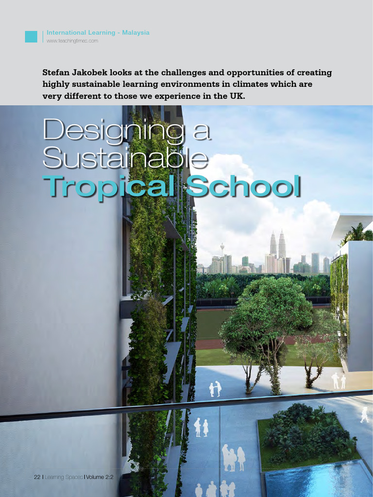 Designing A Sustainable Tropical School | PDF
