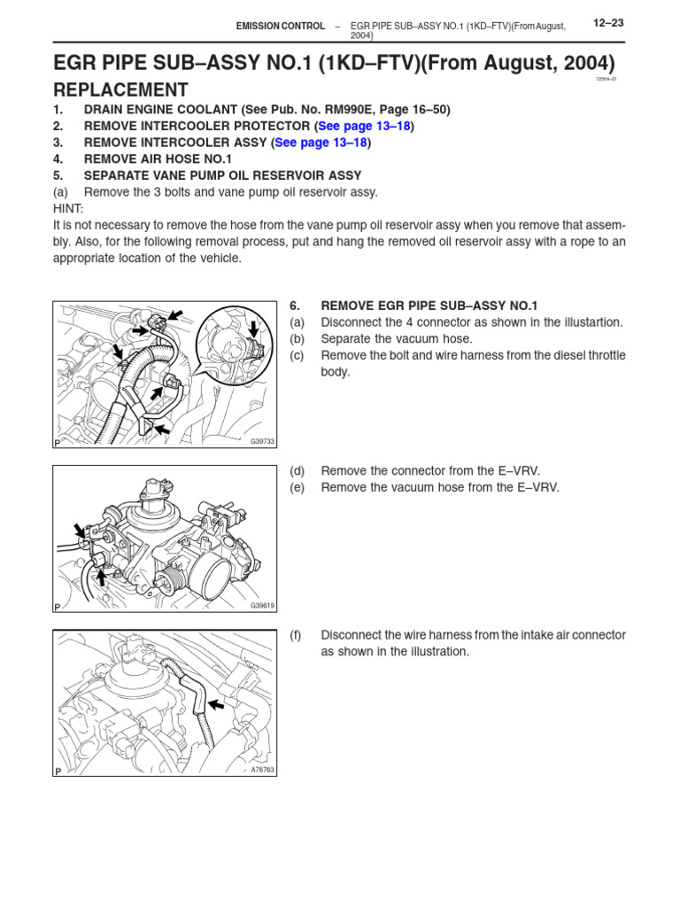 1KD EGR Cooler Fittment | PDF | Home & Garden | Technology & Engineering