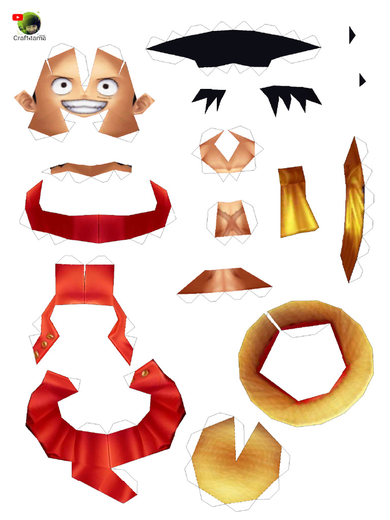 Papercraft Luffy Liness Chibi Ver.2 | PDF