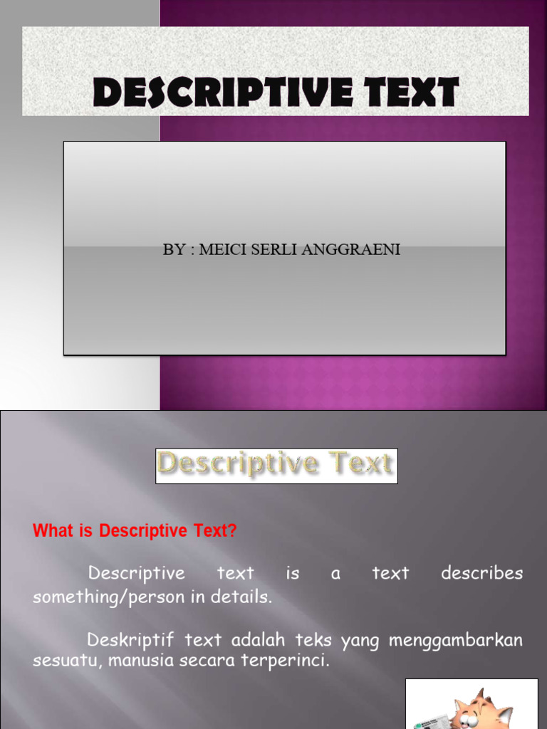 Descriptive Text | PDF | Singing