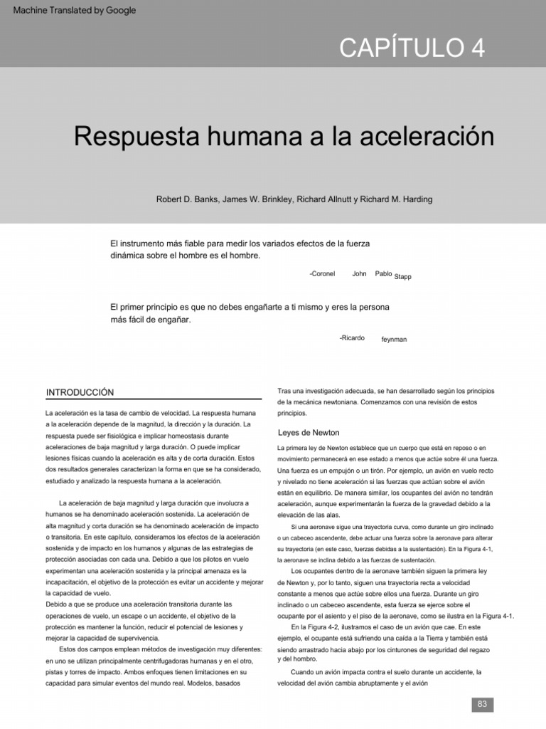 Cap. 4 Ingles | PDF | Aceleración | Fuerza