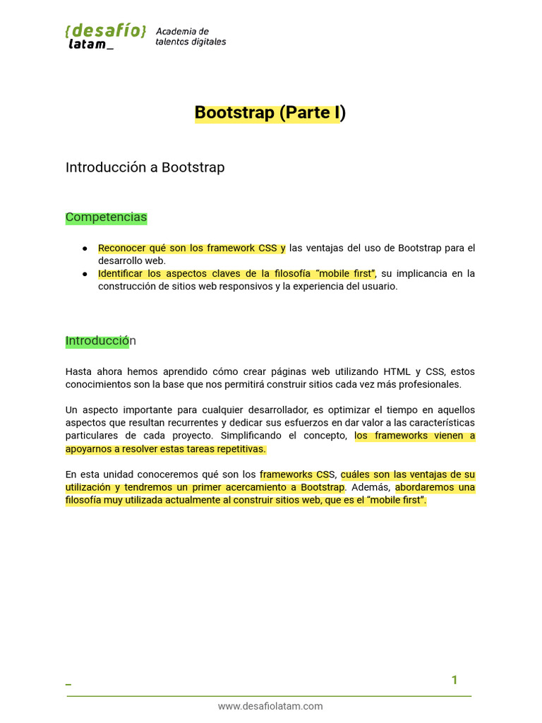 Lectura - Bootstrap (Parte 2) | PDF | Bootstrap (marco frontal) | HTML