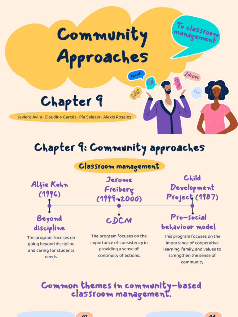 Community Approaches | PDF | Teachers | Behavior Modification